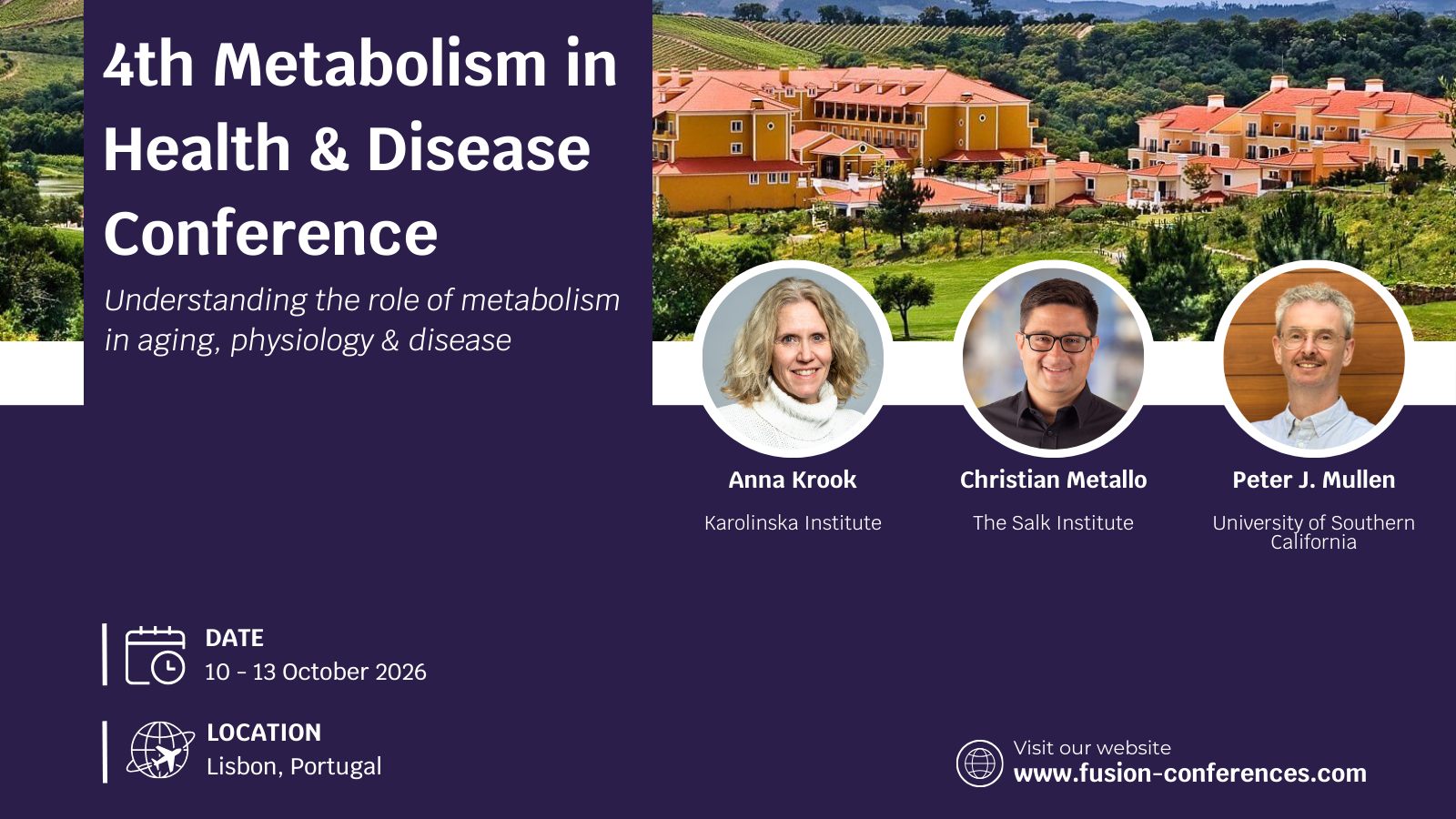 4th Metabolism in Health & Disease Conference: Understanding the Role ...